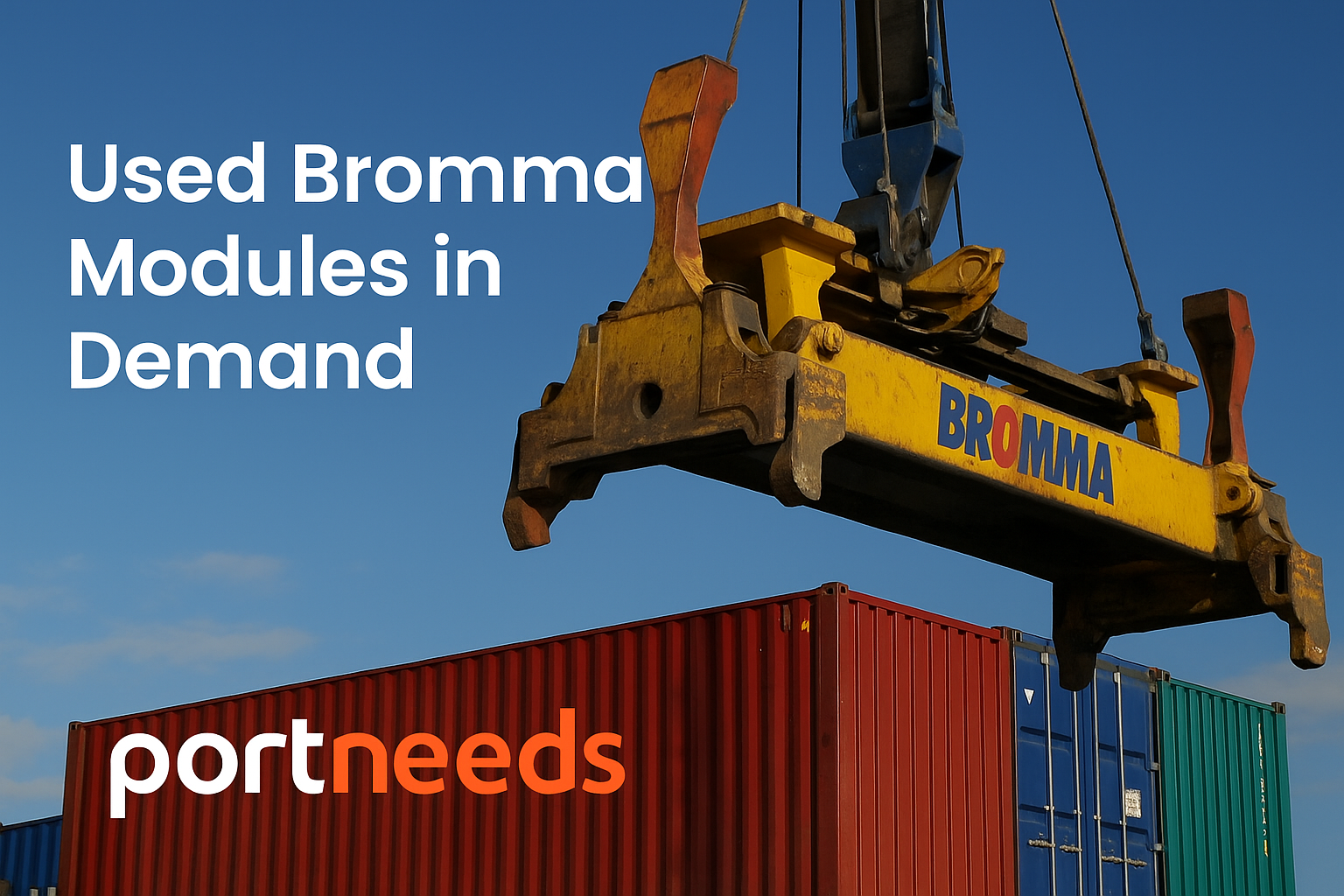 Used Bromma Modules in Demand | Avoid Costly Spreader Conversion ...